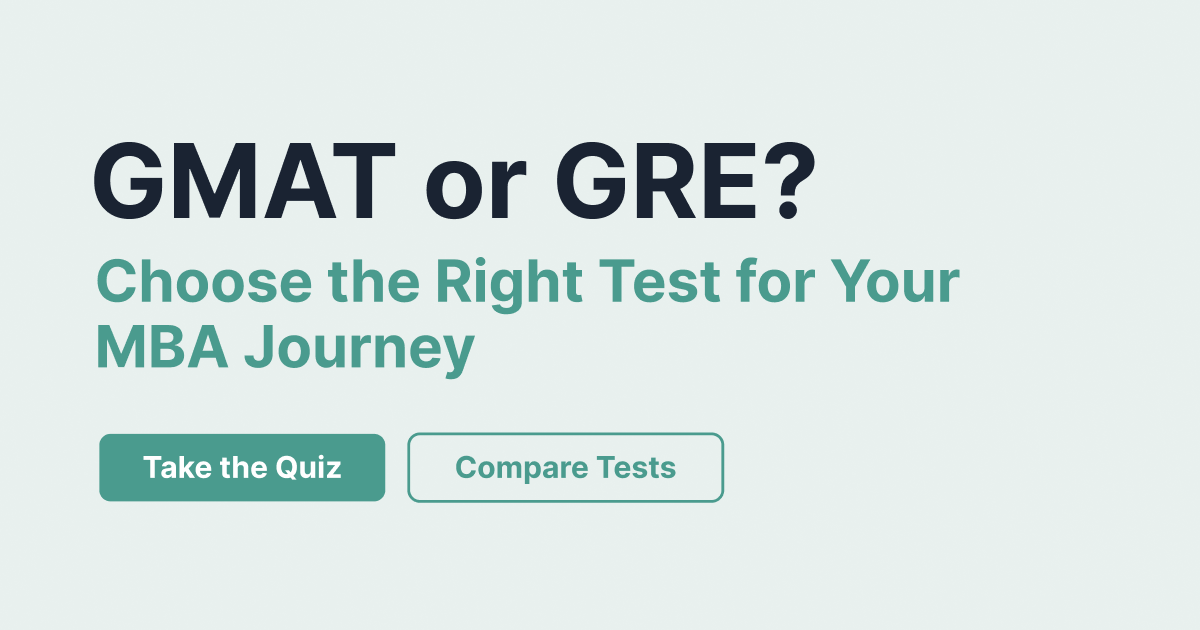 GMAT or GRE? | Choose the Right Test for Your MBA | Sparrey Consulting